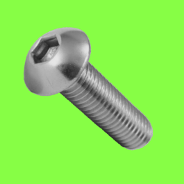 Vis tête bombée Hexagonale Creuse : Vis six pans - THBC acier, zingué ou alu