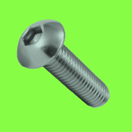 Vis tête bombée Hexagonale Creuse : Vis six pans - THBC acier, zingué ou alu